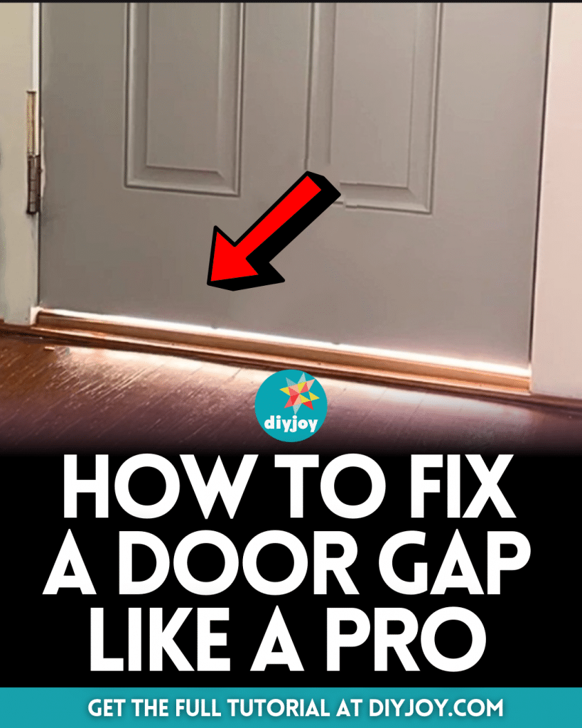 How to Fix a Door Gap Like a Pro - DIY Joy