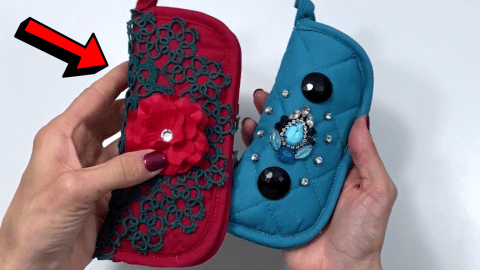 How to Make an Eyeglass Case from a Pot Holder - DIY Joy