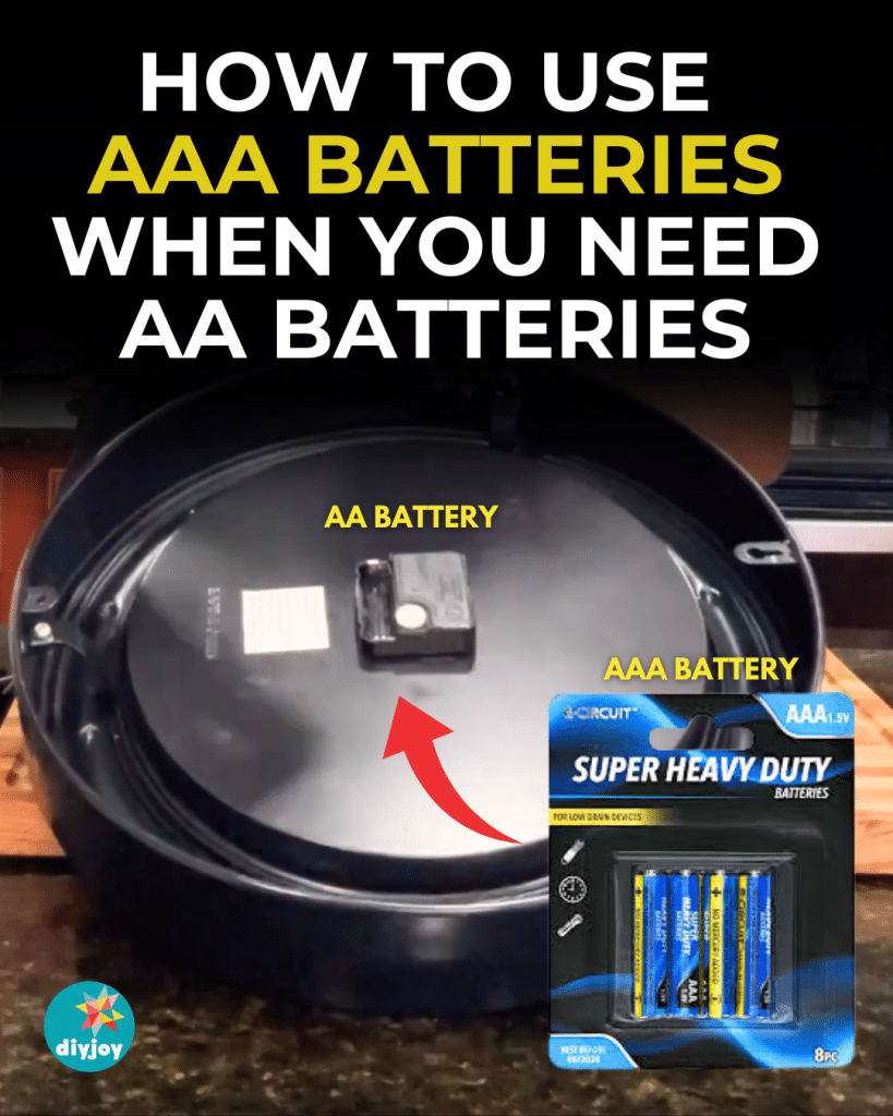 How to Use AAA Batteries When You Need AA Batteries