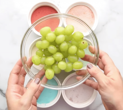Easy Frozen Jello Candy Grapes Recipe - DIY Joy