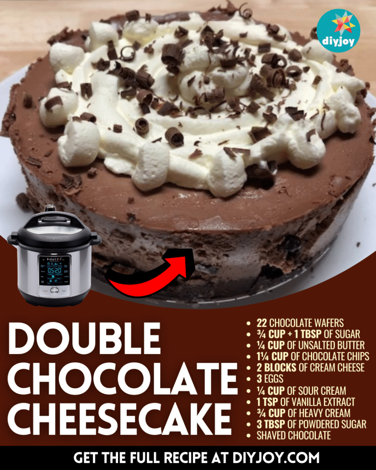 Instant Pot Double Chocolate Cheesecake Recipe - DIY Joy