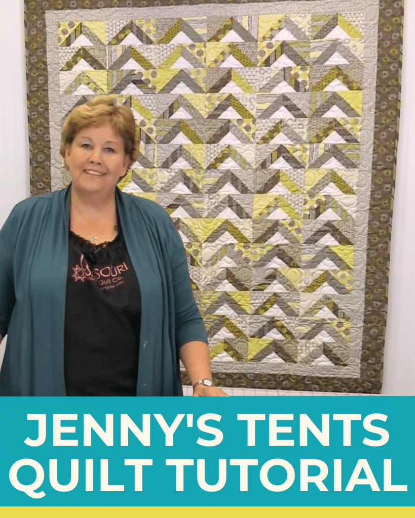 Jenny's Tents Quilt With Jenny Doan