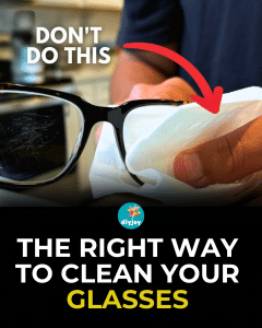 The Right Way to Clean Your Glasses