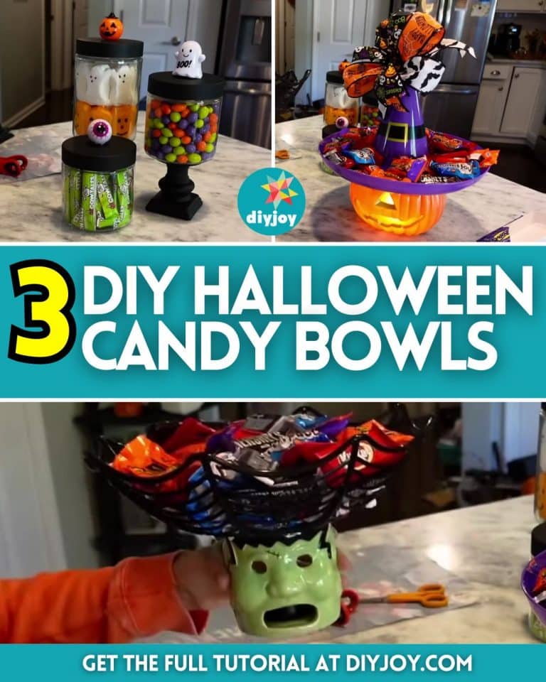 3 DIY Halloween Candy Bowls - DIY Joy