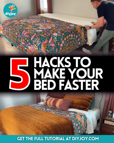 5 Hacks to Make Your Bed Faster - DIY Joy
