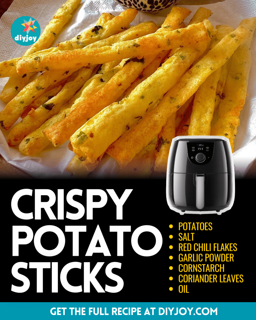 Air-Fried Crispy Potato Sticks Recipe - DIY Joy