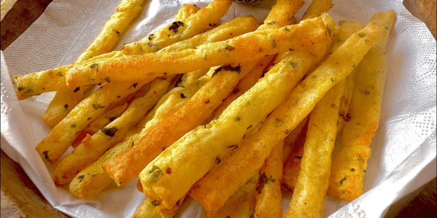 Air-Fried Crispy Potato Sticks Recipe
