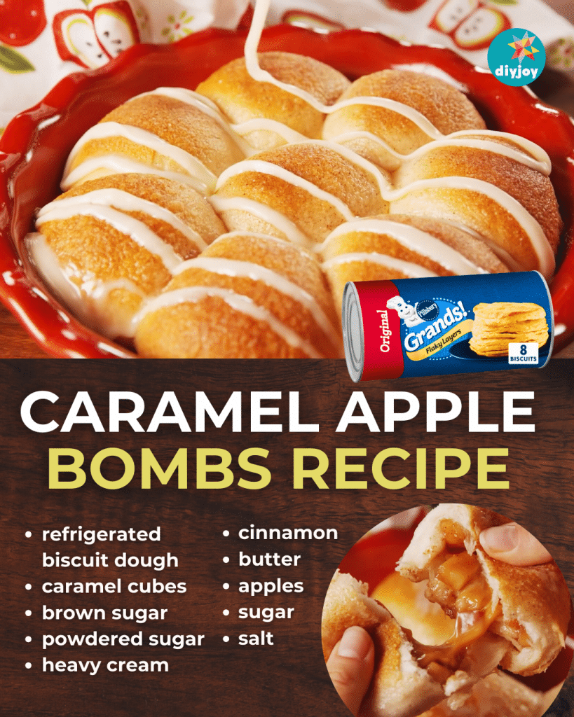 Caramel Apple Bombs Recipe