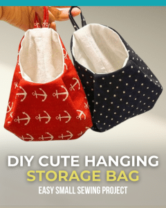 DIY Cute Hanging Storage Bag