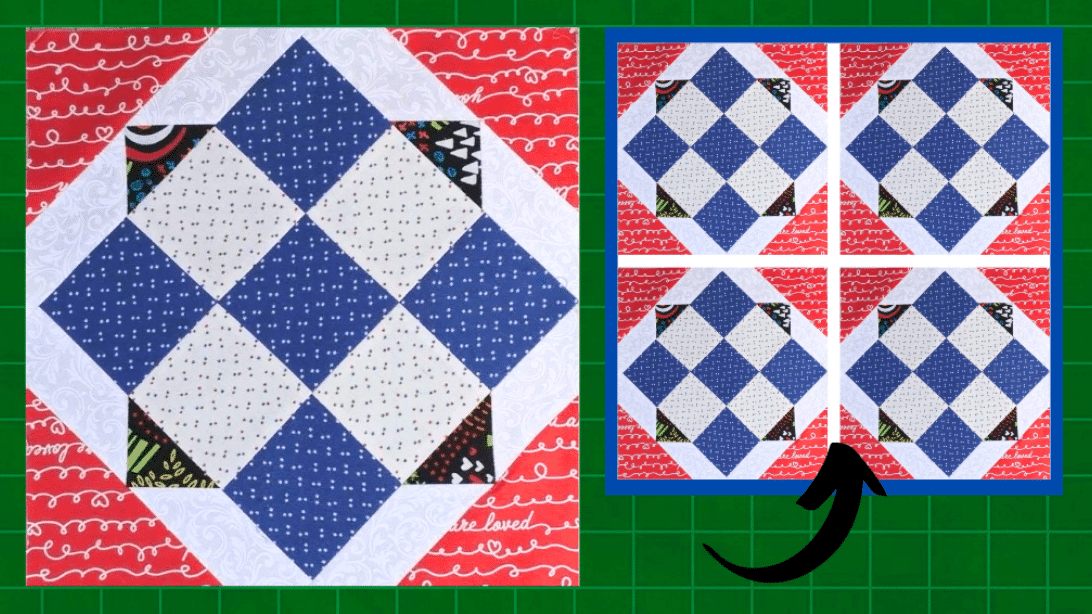 Easy Block and Tackle Quilt Block - DIY Joy