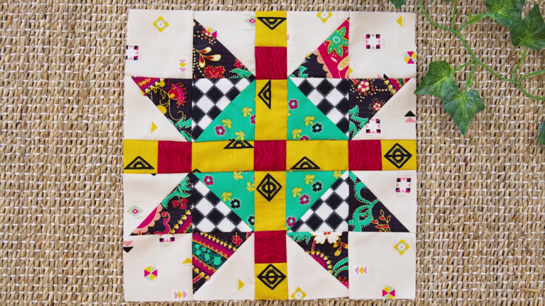 Easy Continental Quilt Block Tutorial - DIY Joy