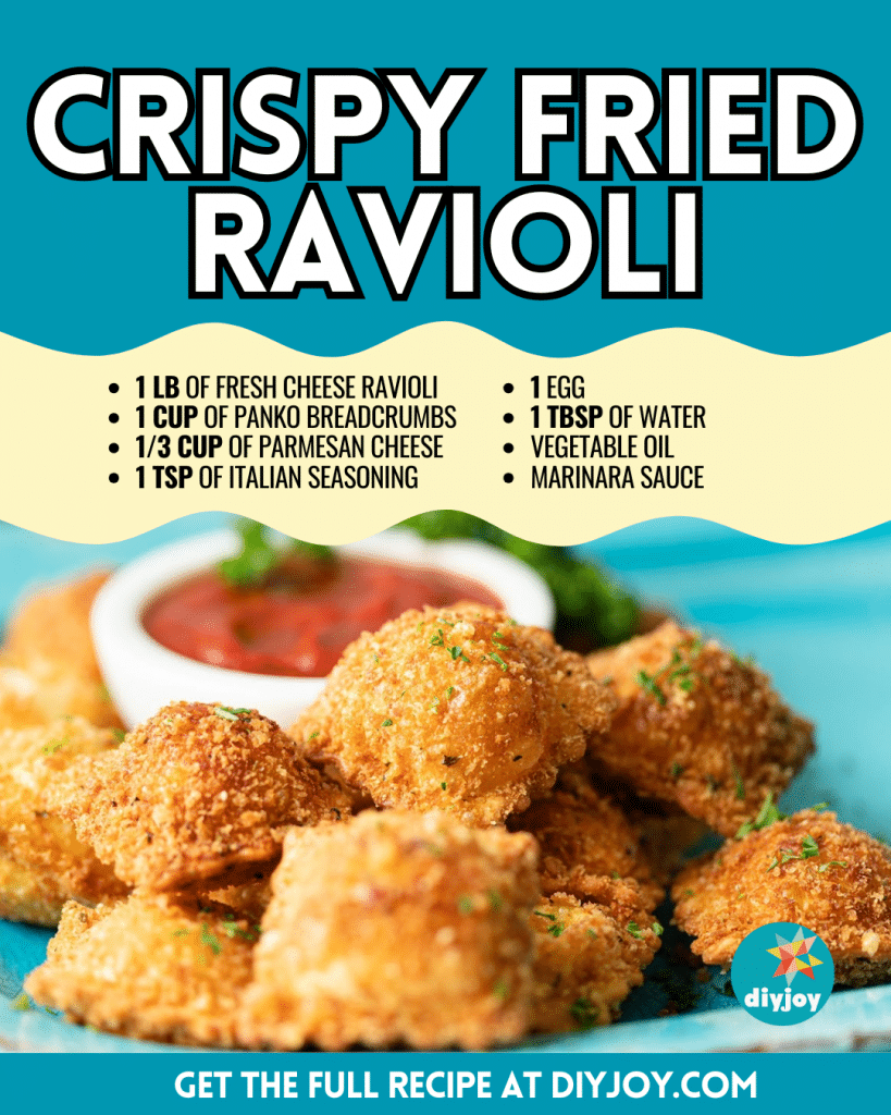 Easy Crispy Fried Ravioli Recipe - DIY Joy
