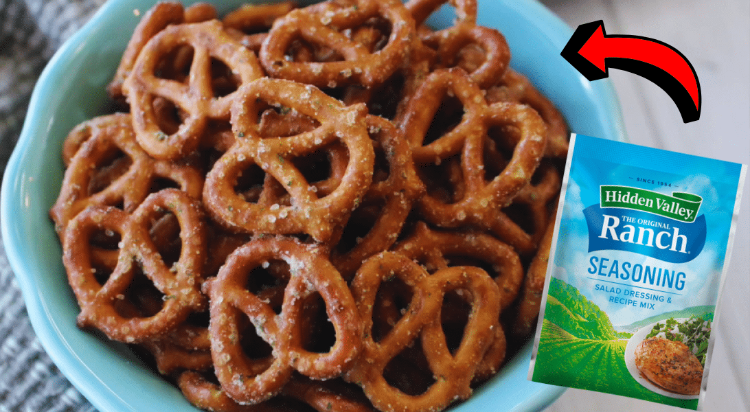 Easy Garlic Ranch Pretzels Recipe