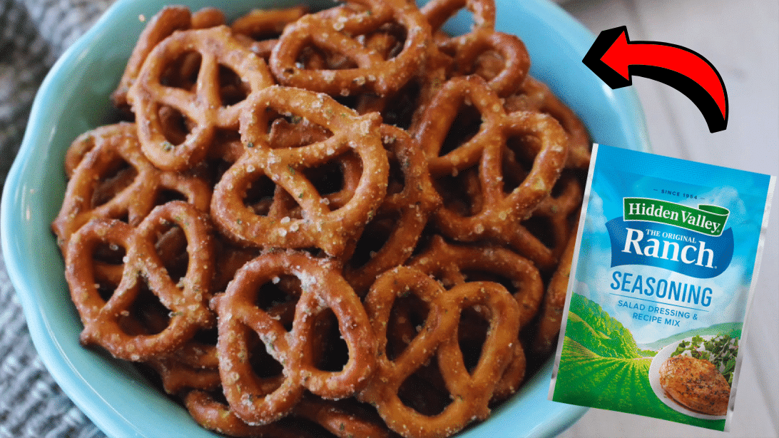 Easy Garlic Ranch Pretzels Recipe - DIY Joy