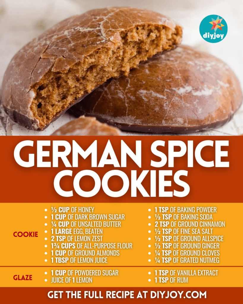 Easy German Spice Cookies Recipe - DIY Joy