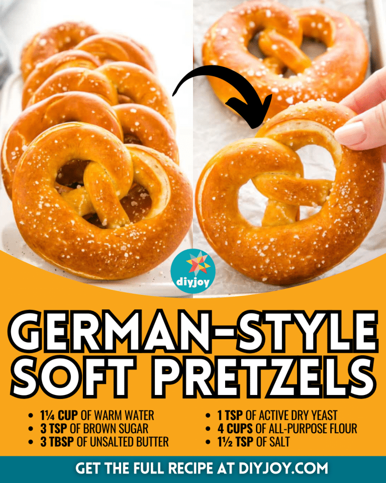 Easy German-Style Soft Pretzels Recipe - DIY Joy