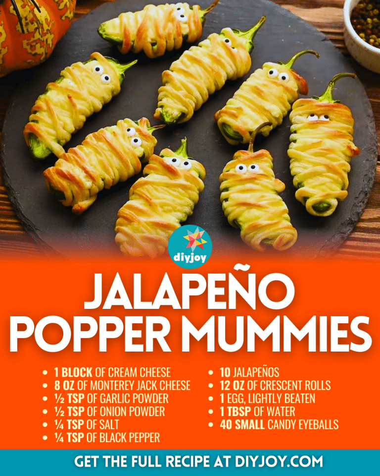 Easy Jalapeño Popper Mummies Recipe - DIY Joy