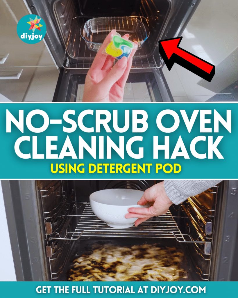 Easy No-Scrub Oven Cleaning Hack - DIY Joy