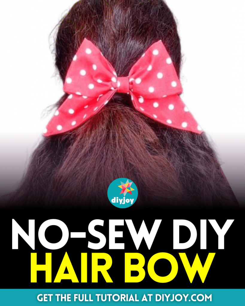 Easy No-Sew DIY Hair Bow Tutorial - DIY Joy