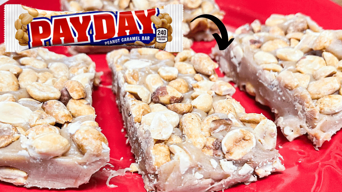 6-Ingredient PayDay Candy Bars Copycat Recipe - DIY Joy