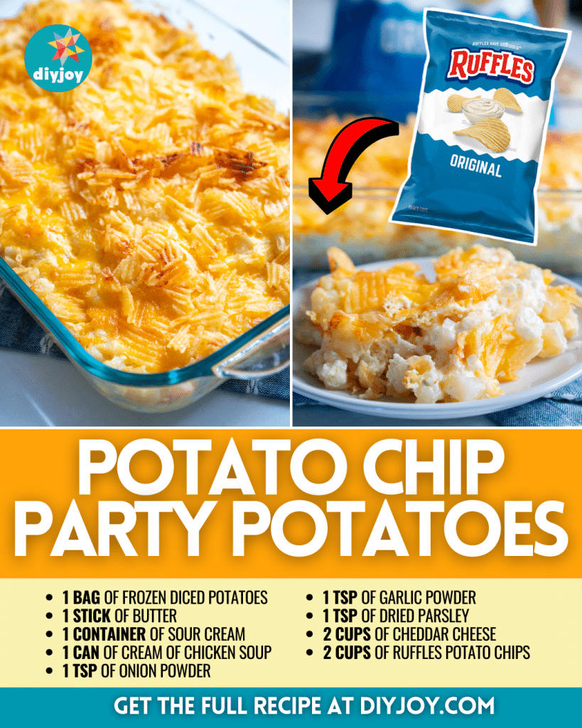 Easy Potato Chip Party Potatoes Recipe - DIY Joy