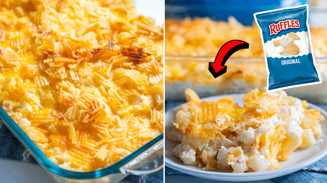 Easy Potato Chip Party Potatoes Recipe - DIY Joy