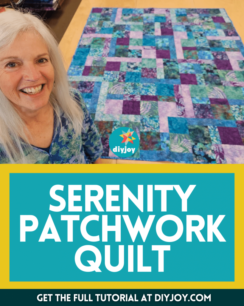 Easy Serenity Patchwork Quilt Tutorial - DIY Joy