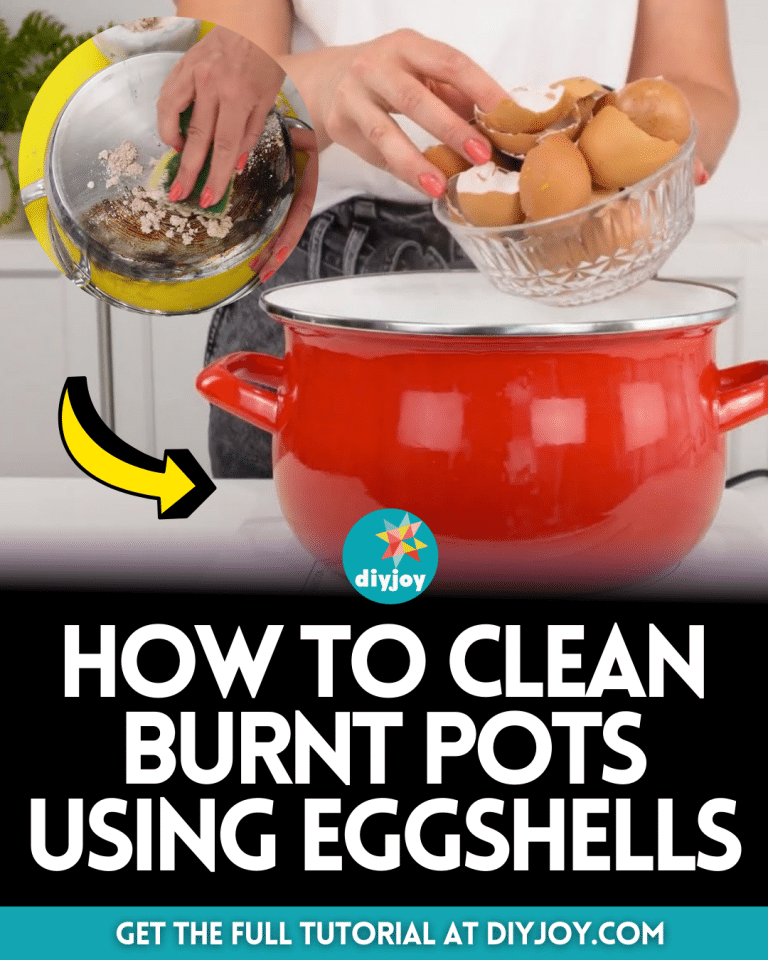 How to Clean Burnt Pots Using Eggshells - DIY Joy