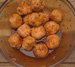 Easy Firecracker Chicken Meatballs Recipe - DIY Joy