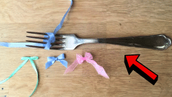 How to Make a Bow with a Fork - DIY Joy