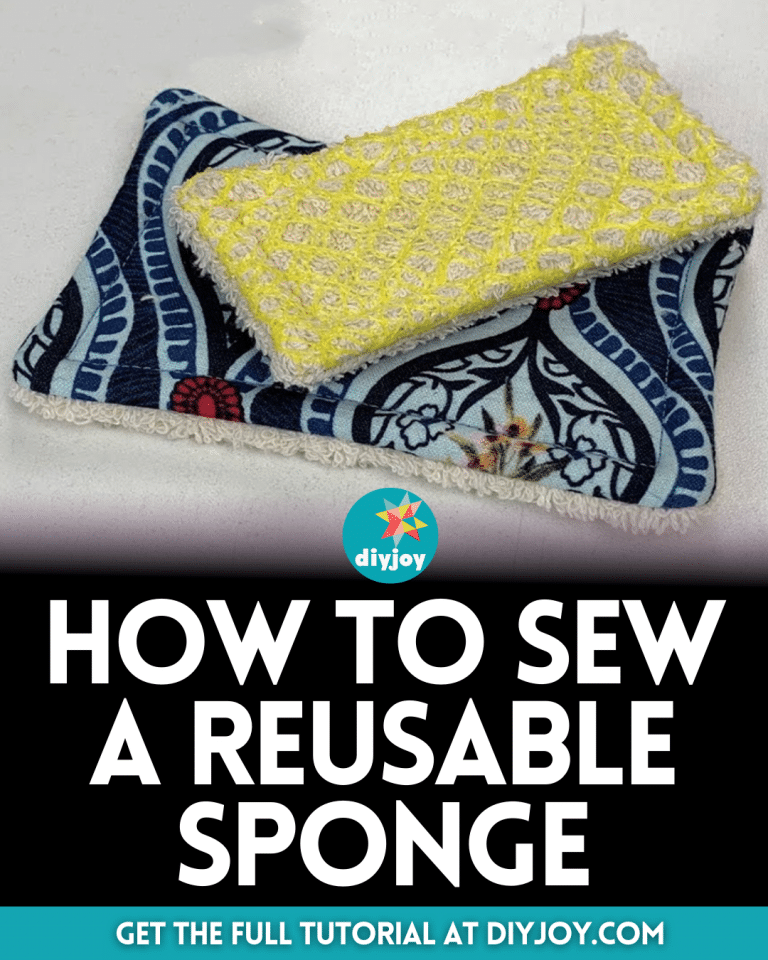 How to Sew a Reusable Sponge - DIY Joy