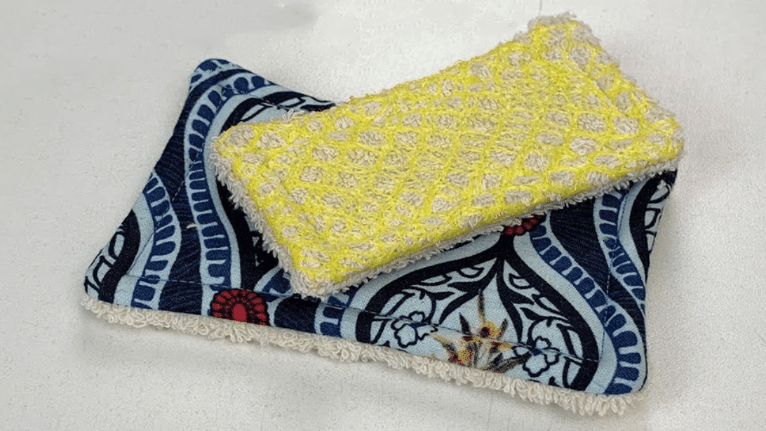 How to Sew a Reusable Sponge - DIY Joy