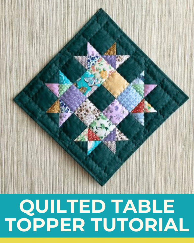 Quilted Table Topper Tutorial