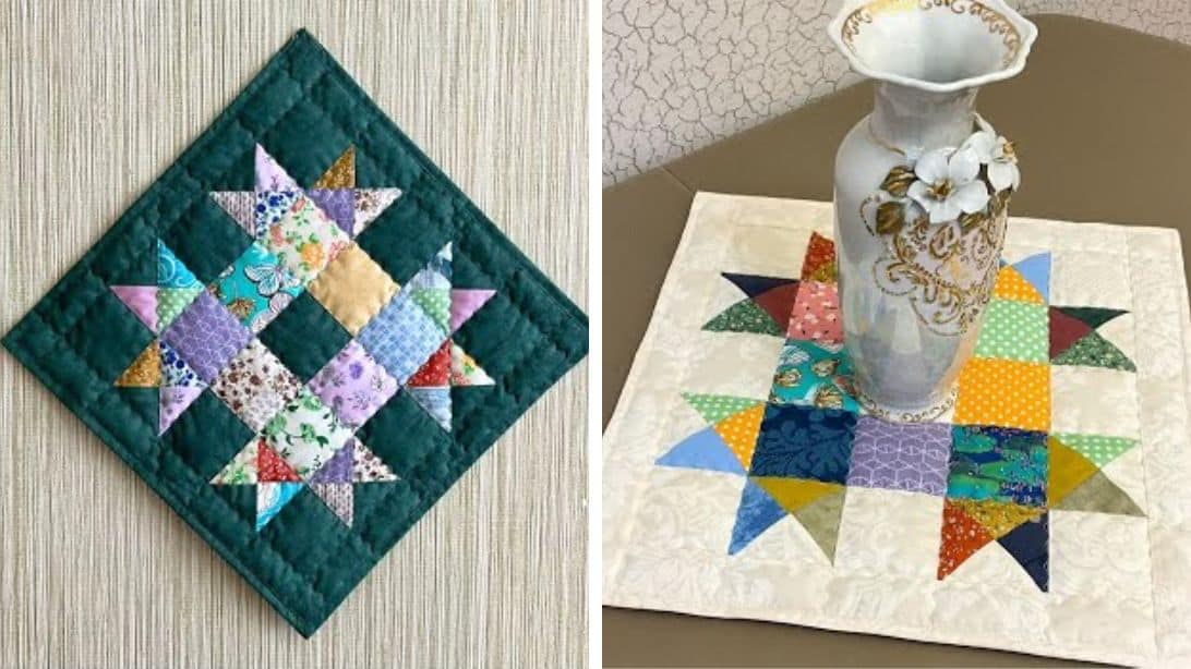 Quilted Table Topper Tutorial - DIY Joy