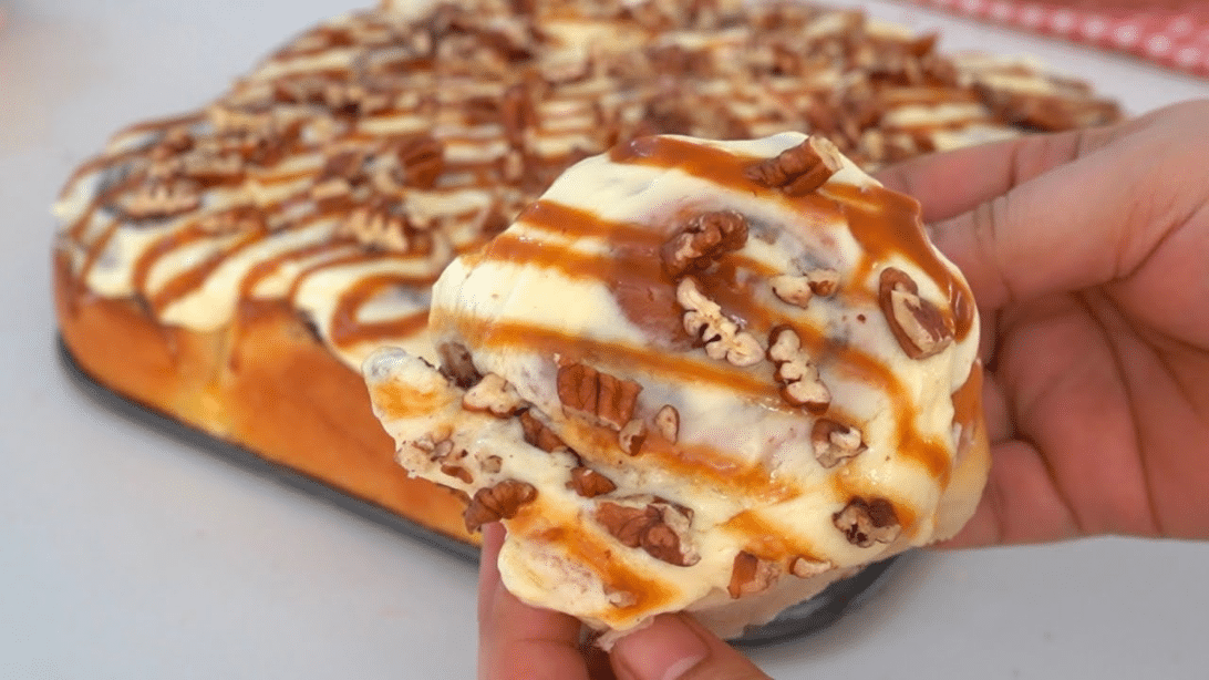 Soft and Fluffy Caramel Pecan Rolls Recipe - DIY Joy