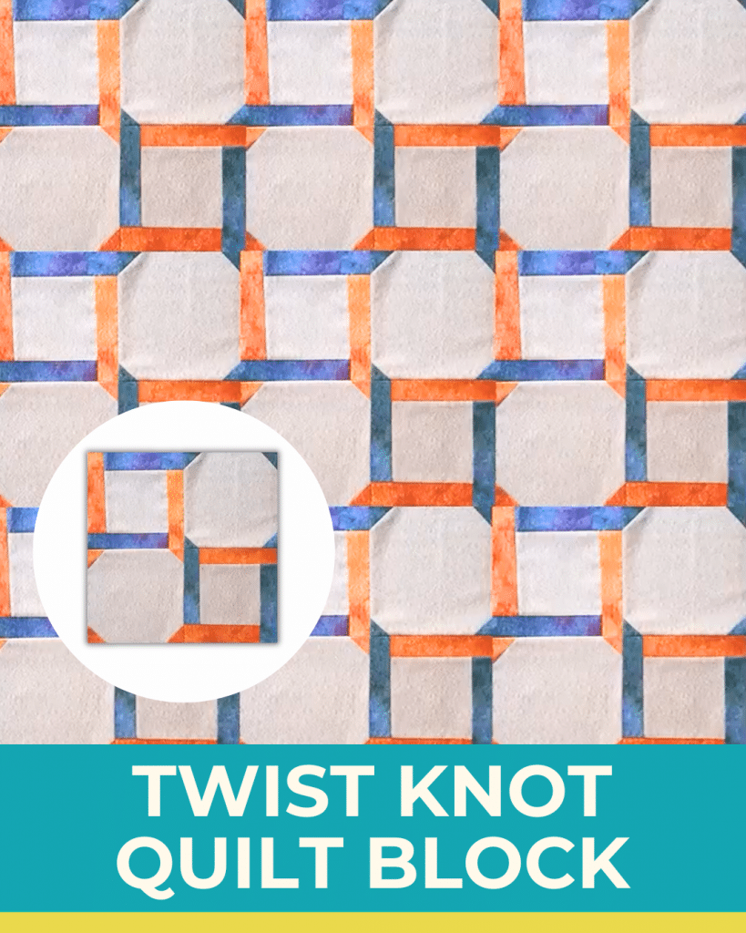 Twist Knot Quilt Block
