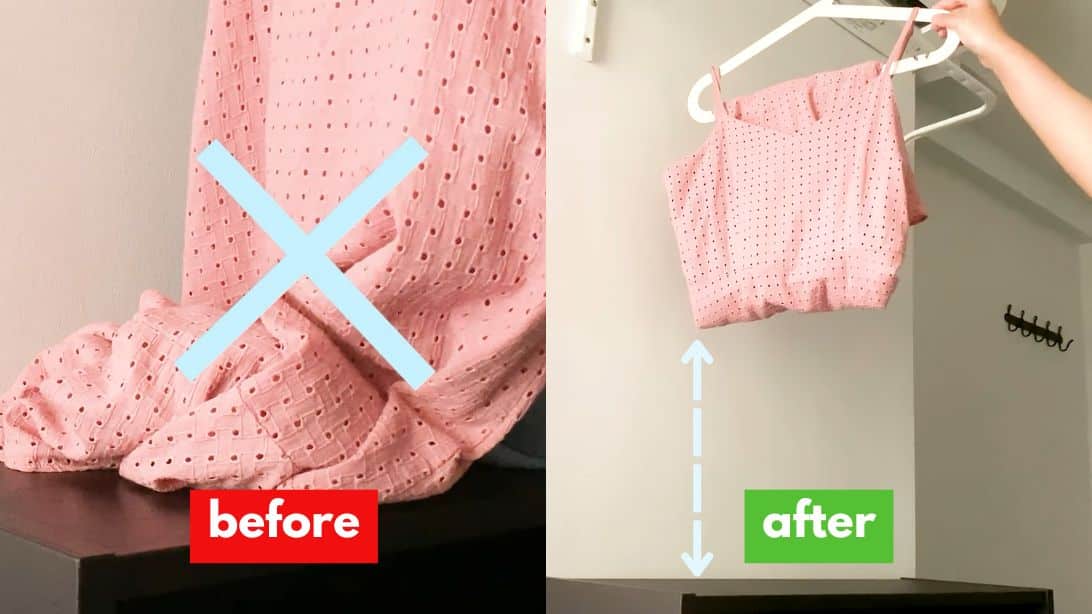 10 Folding and Hanging Hacks to Save Space - DIY Joy