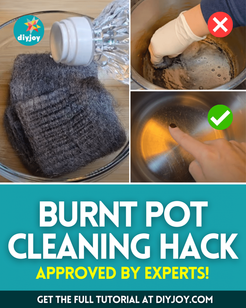 An Expert Burnt Pot Cleaning Hack - DIY Joy