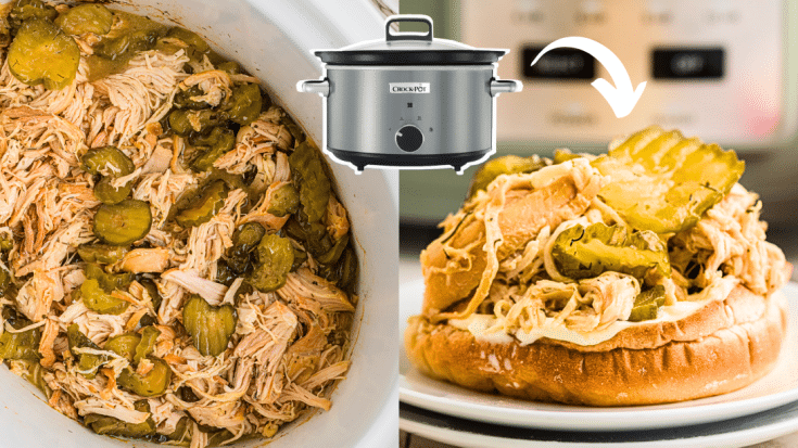 Crockpot Dill Pickle Chicken Recipe - DIY Joy