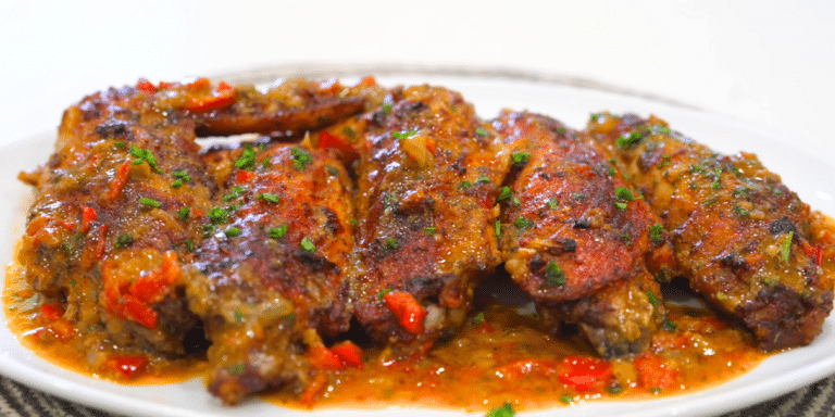 Easy Cajun Smothered Turkey Wings Recipe