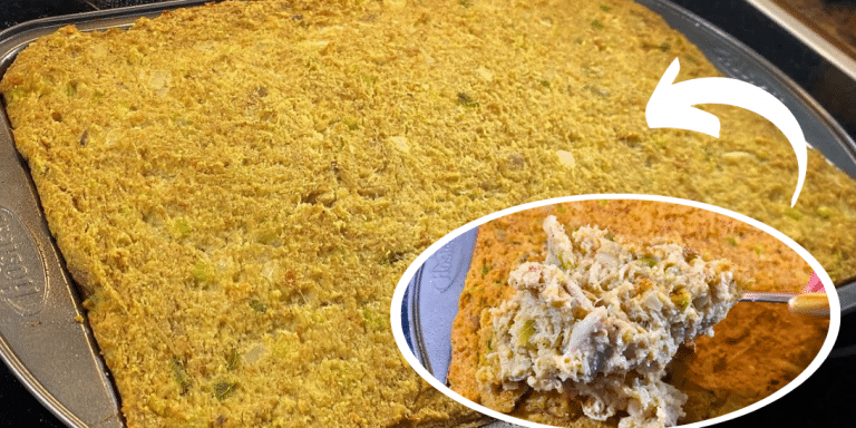 Easy Chicken Cornbread Dressing Recipe