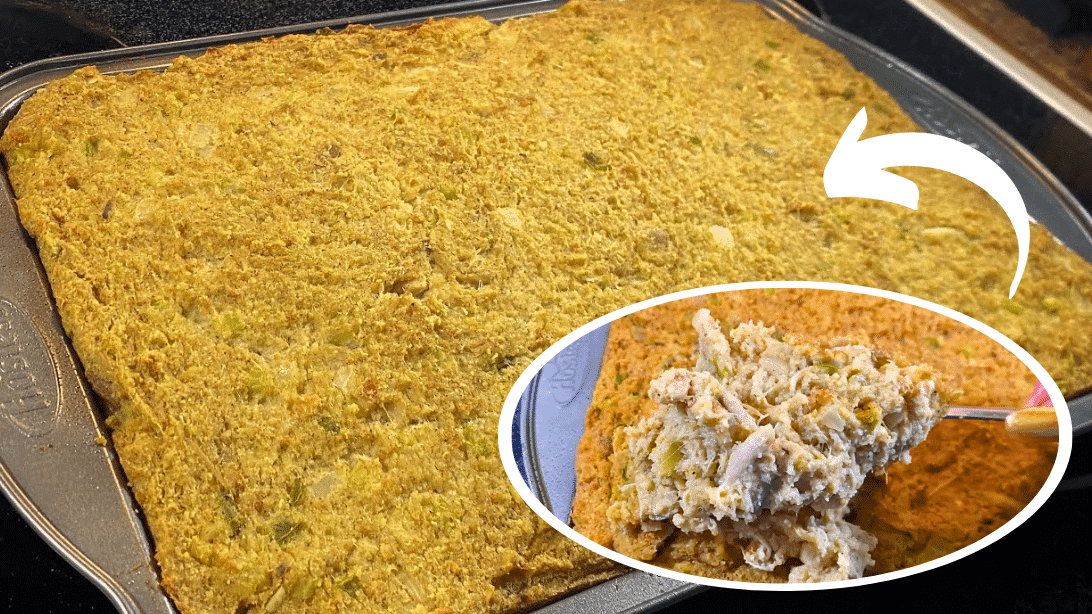Easy Chicken Cornbread Dressing Recipe - DIY Joy