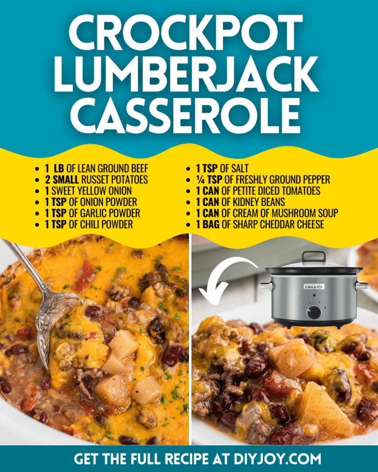 Easy Crockpot Lumberjack Casserole Recipe - DIY Joy