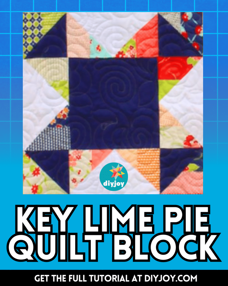 Easy Key Lime Pie Quilt Block Tutorial - DIY Joy
