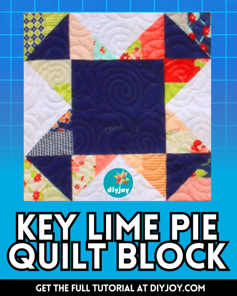 Easy Key Lime Pie Quilt Block Tutorial - DIY Joy