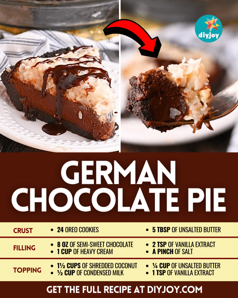 Easy No-Bake German Chocolate Pie - DIY Joy
