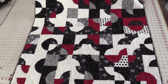 How to Make Drunkards Path Quilt