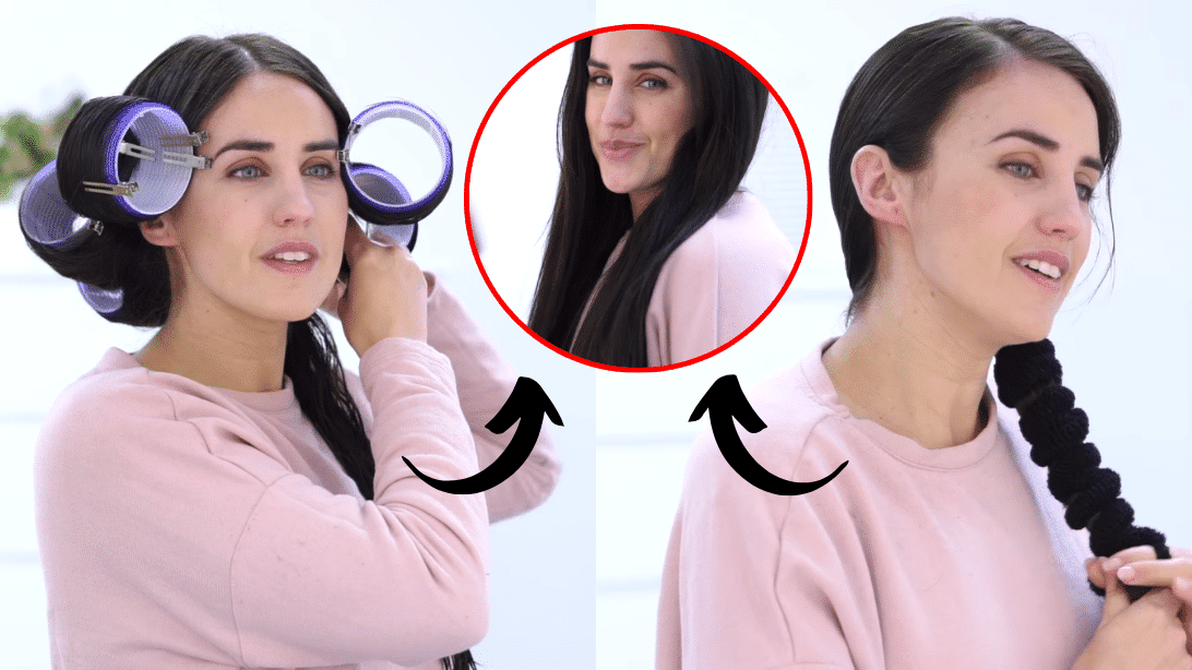 How to Straighten Your Hair Without Heat - DIY Joy