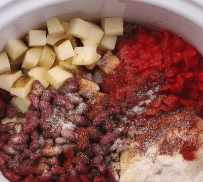 Easy Crockpot Lumberjack Casserole Recipe - DIY Joy