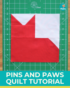 Easy Pins and Paws Quilt Tutorial - DIY Joy